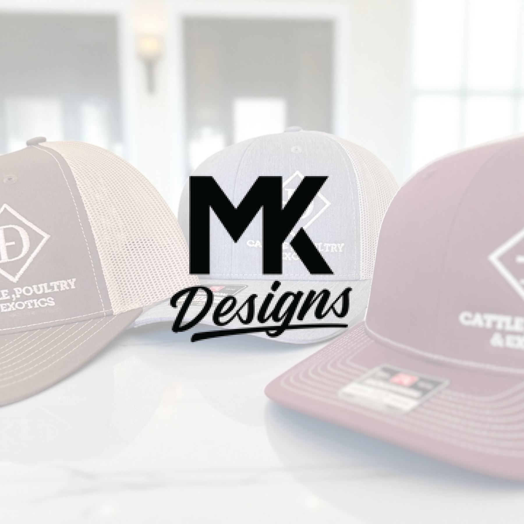MK Designs | Custom Embroidered Hats, Apparel, & Gifts | Made in Texas